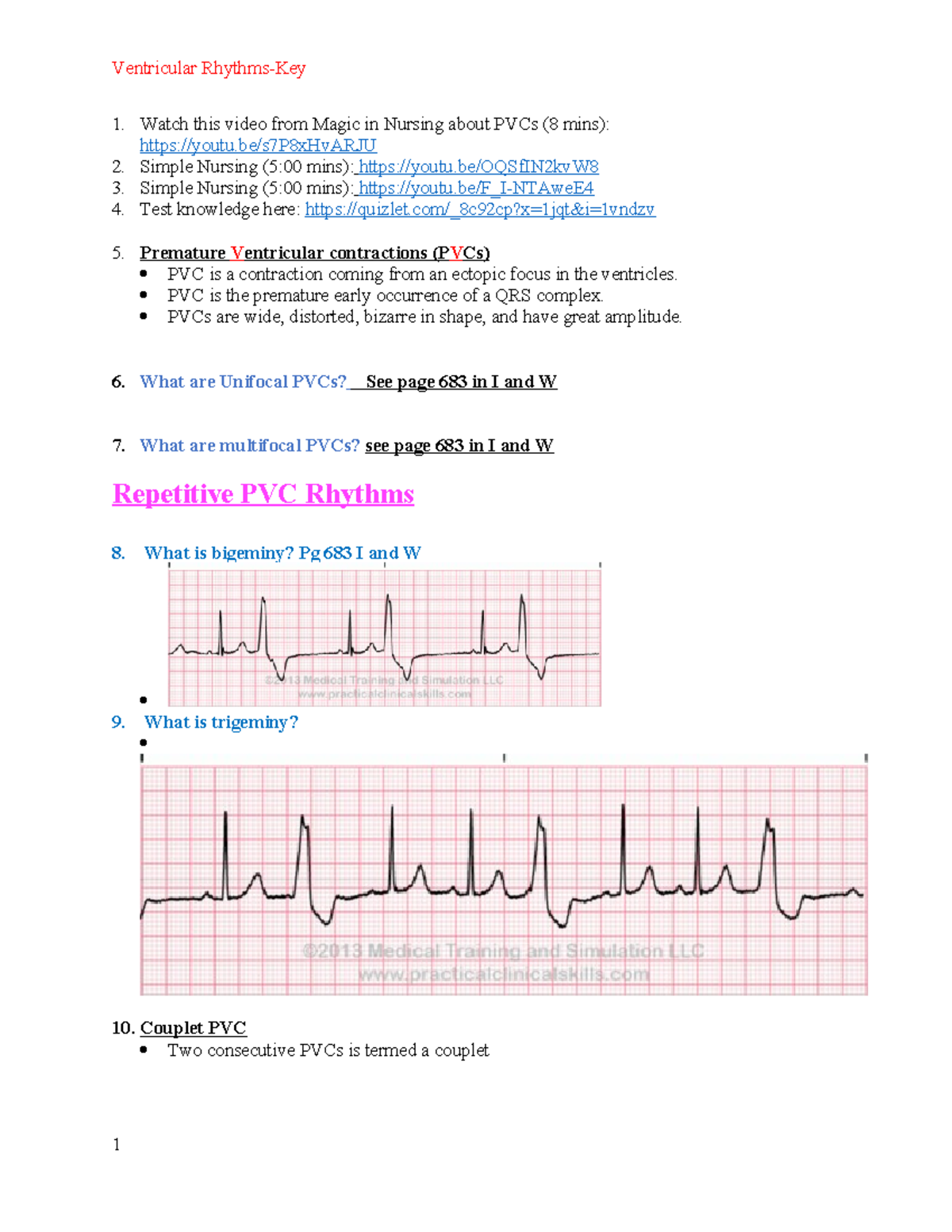 5. Ventricular Rhythms student - Watch this video from Magic in Nursing ...