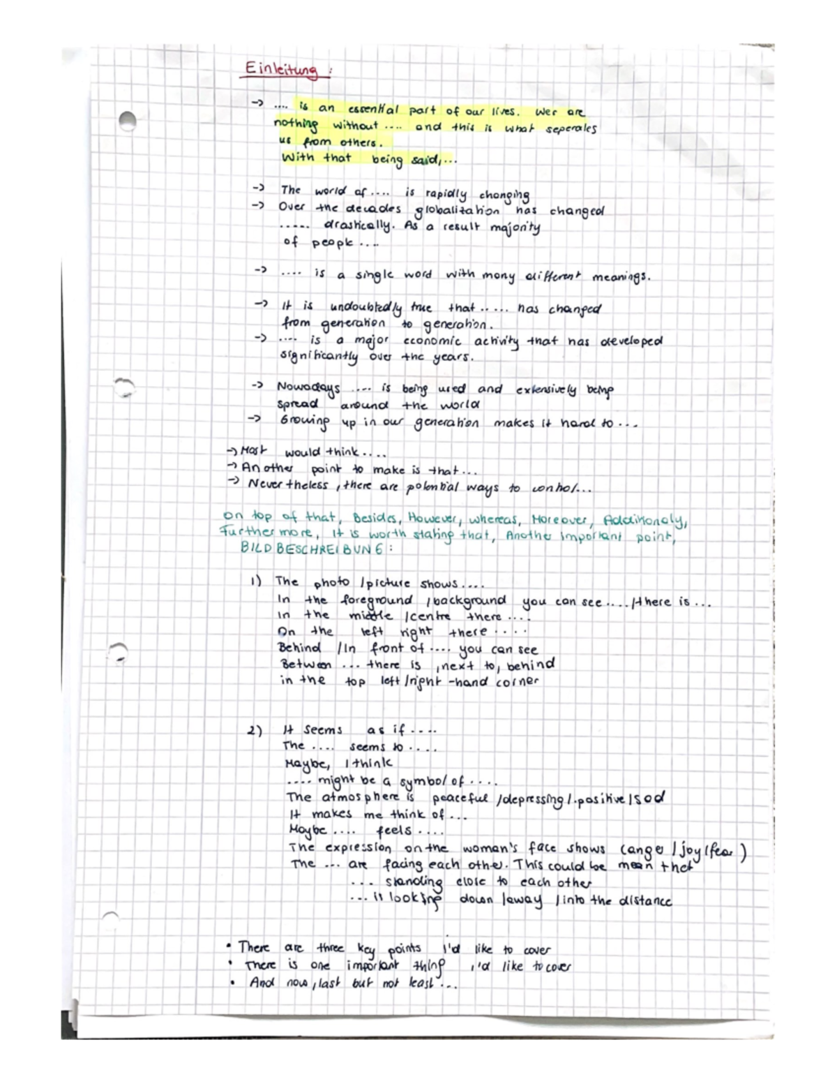 Englisch Texte, - Englisch - Bildnerisches Gestalten und Werkerziehung ...