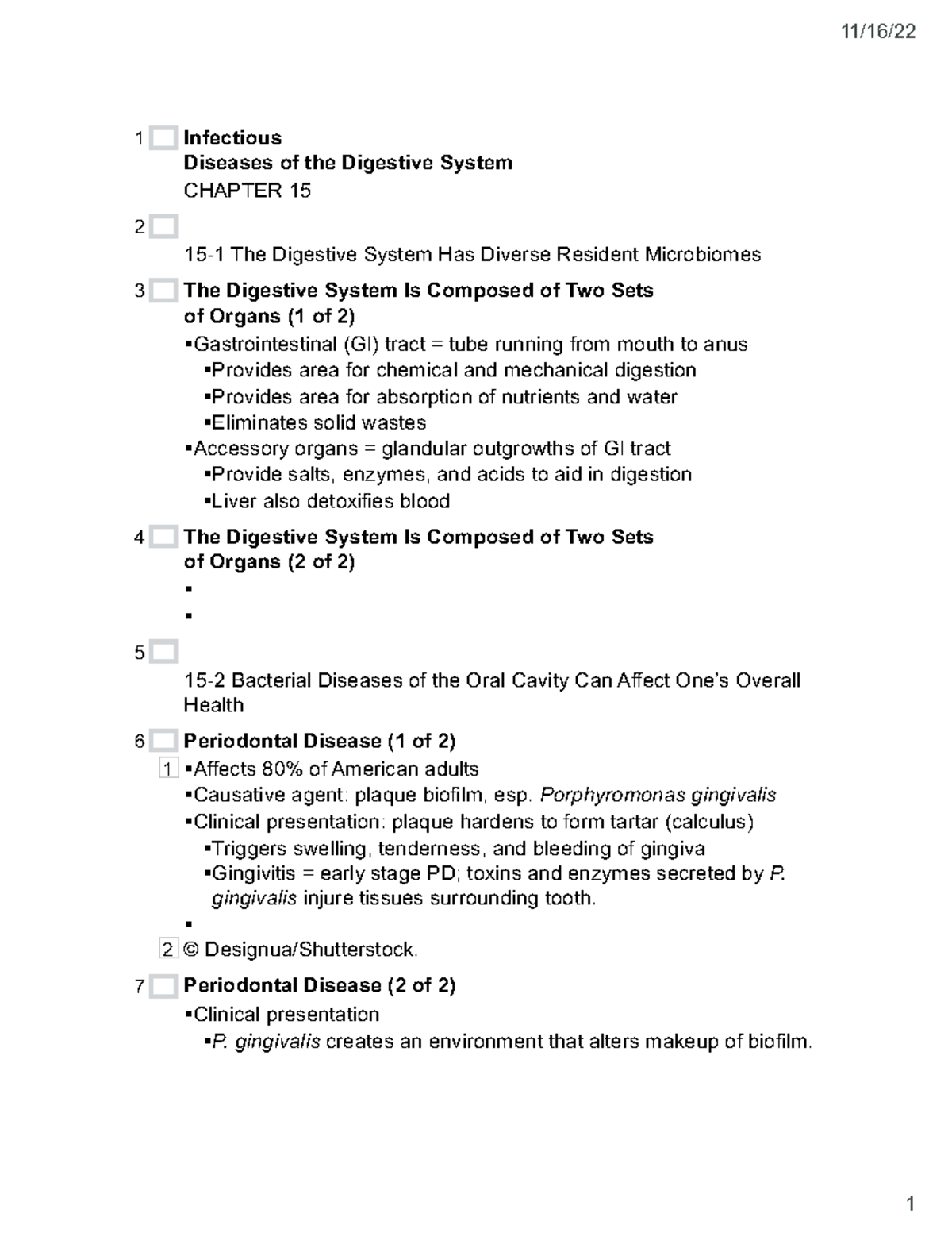 CH15 - Study guides - 11/16/ Infectious Diseases of the Digestive ...