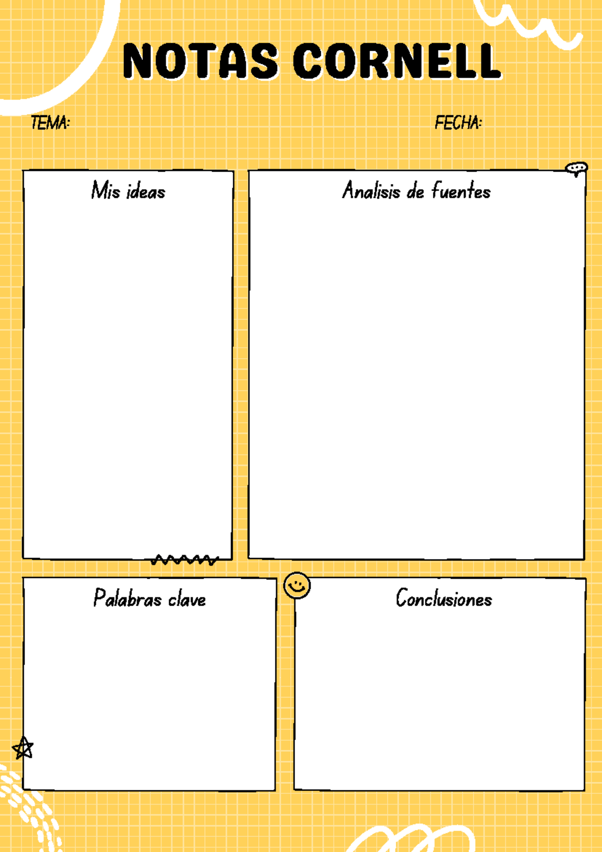 Notas Cornell - Método de estudio - Comprensión y redacción de textos ...