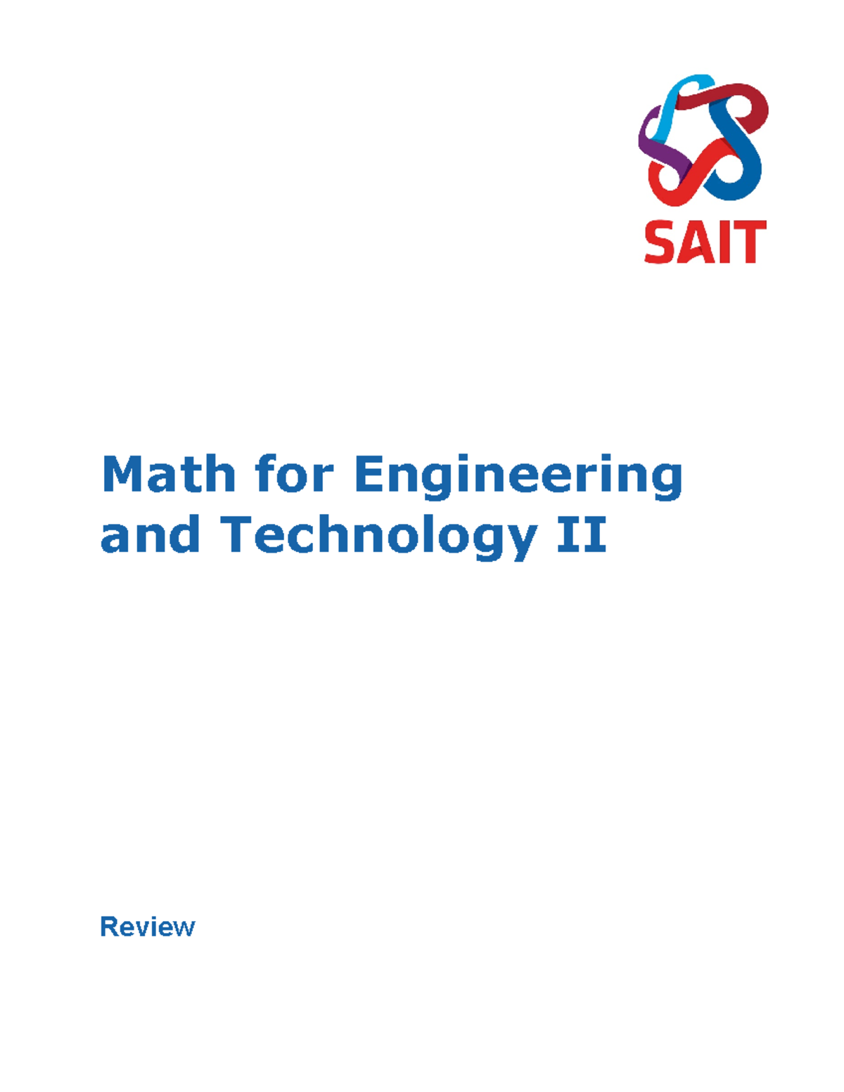 Review - Practice questions and solutions - Math for Engineering and ...