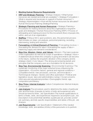 JOB Analysis - 2. JOB ANALYSIS • Process of defining a job in terms of ...