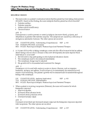 37 - dsfdsfds - Chapter 37: Respiratory Drugs Lilley: Pharmacology and ...