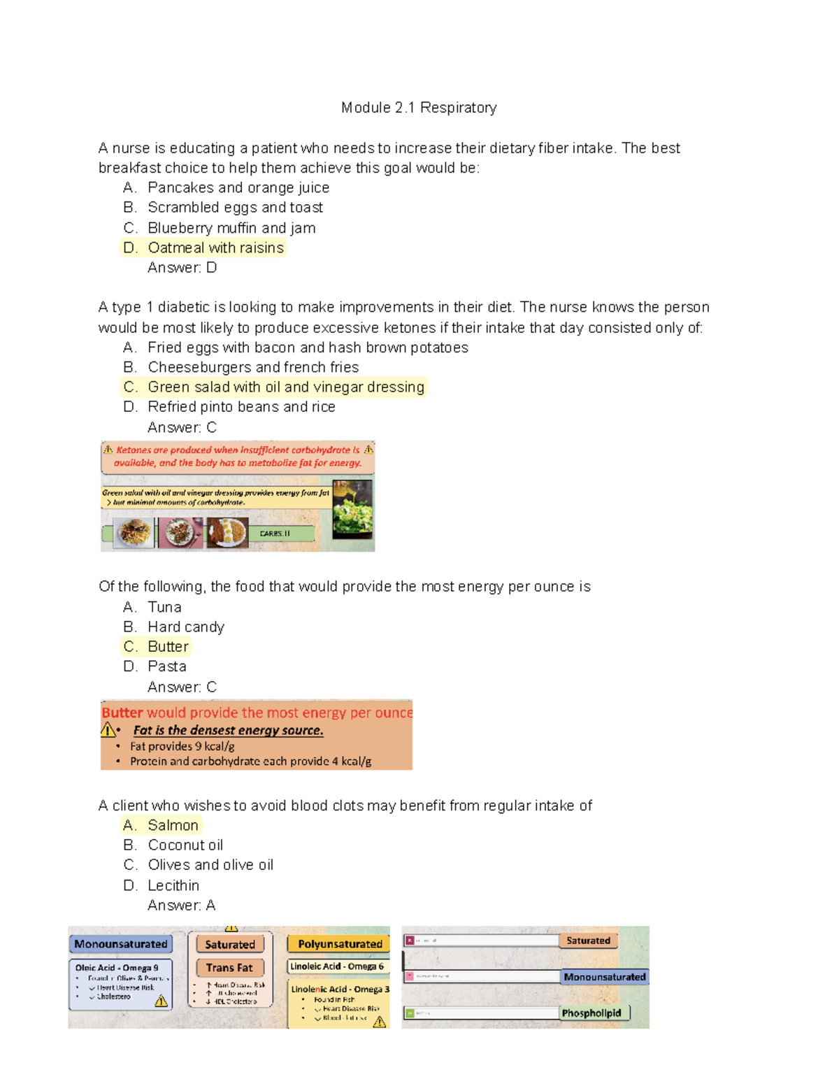 6200 Exam 2 Application Q - Module 2 Respiratory A nurse is educating a ...