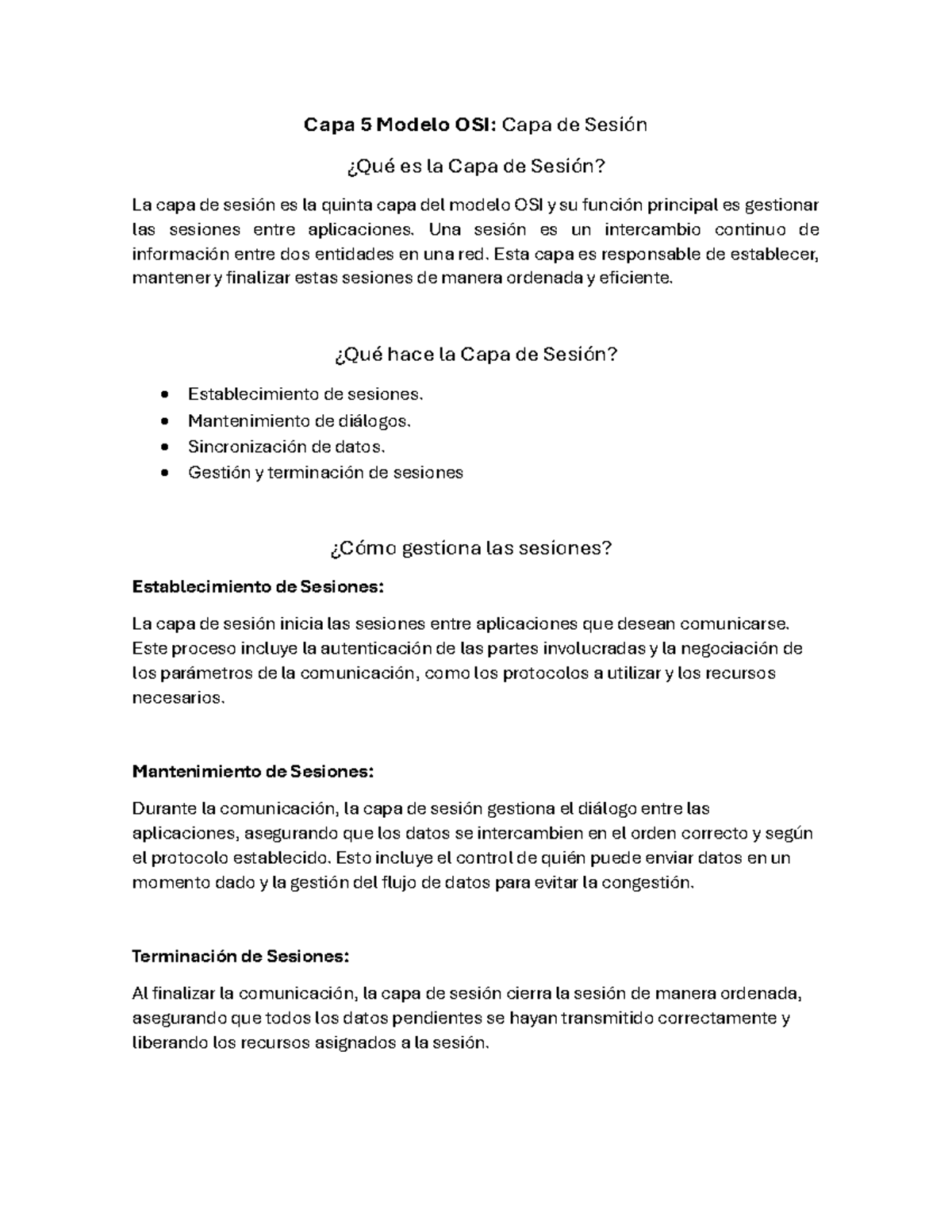 Capa 5 Modelo OSI - Resumen Circuitos Eléctricos - Capa 5 Modelo OSI ...