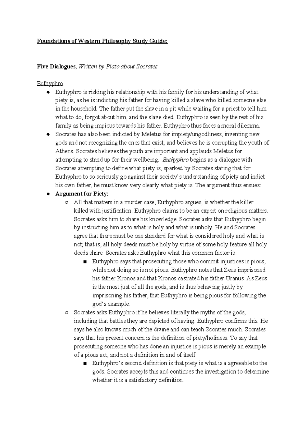 Study Guide December 2017, questions and answers - Foundations of ...