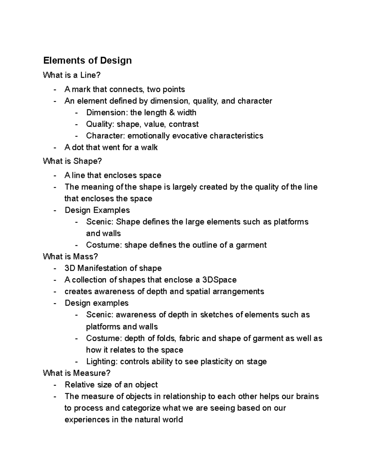 Elements of Design - Elements of Design What is a Line? A mark that ...