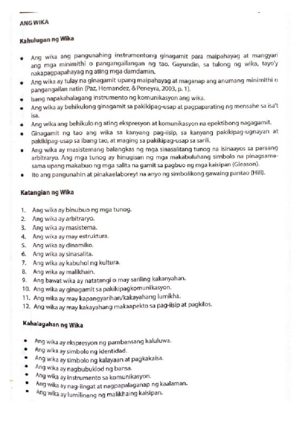 Filipino-let - As a guide in making practice test as a requirement ...