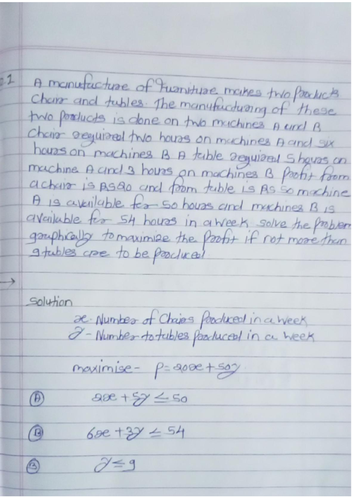 Dicision science 302 - Assignment Questions for mba 2 nd year - 1 A ...