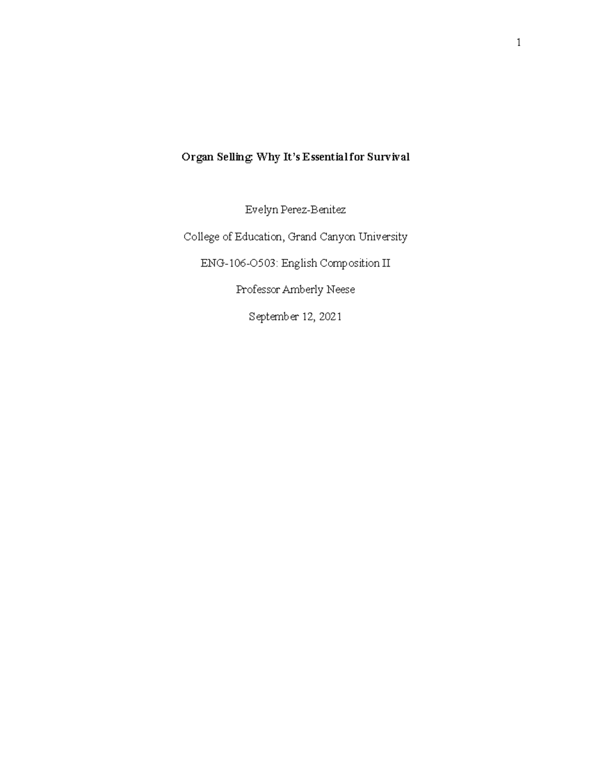 Week 3 final - Week 3 topic discussion question and essay - Organ ...