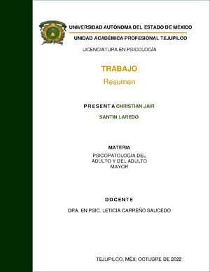 Informe de Evaluación Icod - Informe de Evaluación Psicológica ICOD ...