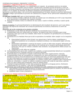 Resumen 1er parcial Cont fin - RESUMEN PRIMER PARCIAL CONTABILIDAD FINANCIERA CAPITULO 1 RT 56 ...