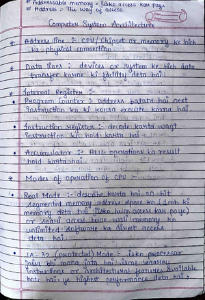 Bachelors of Computer Applications - BCA-102 - Studocu