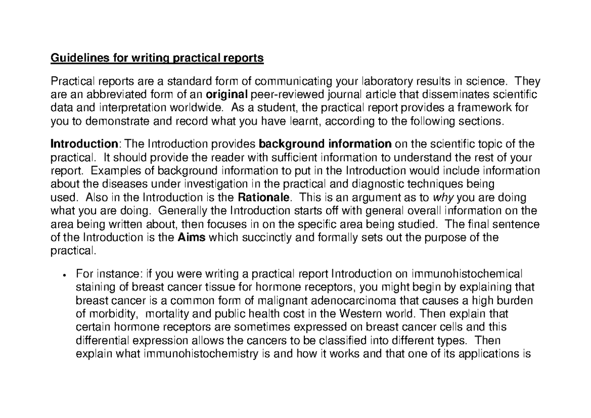 Rubric report for assignment of hup3011 - Guidelines for writing ...