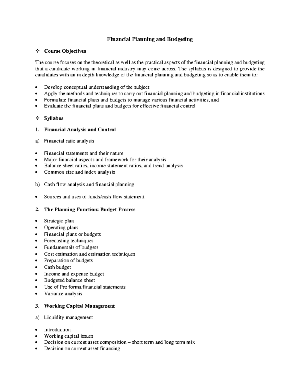 Financial-Planning-Budgeting - Financial Planning and Budgeting Course ...