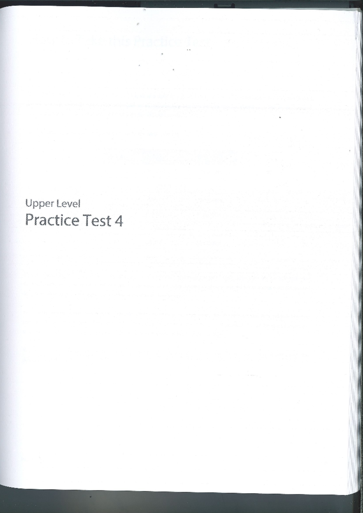 SSAT Practice Test 4 - Upper Level - Studocu