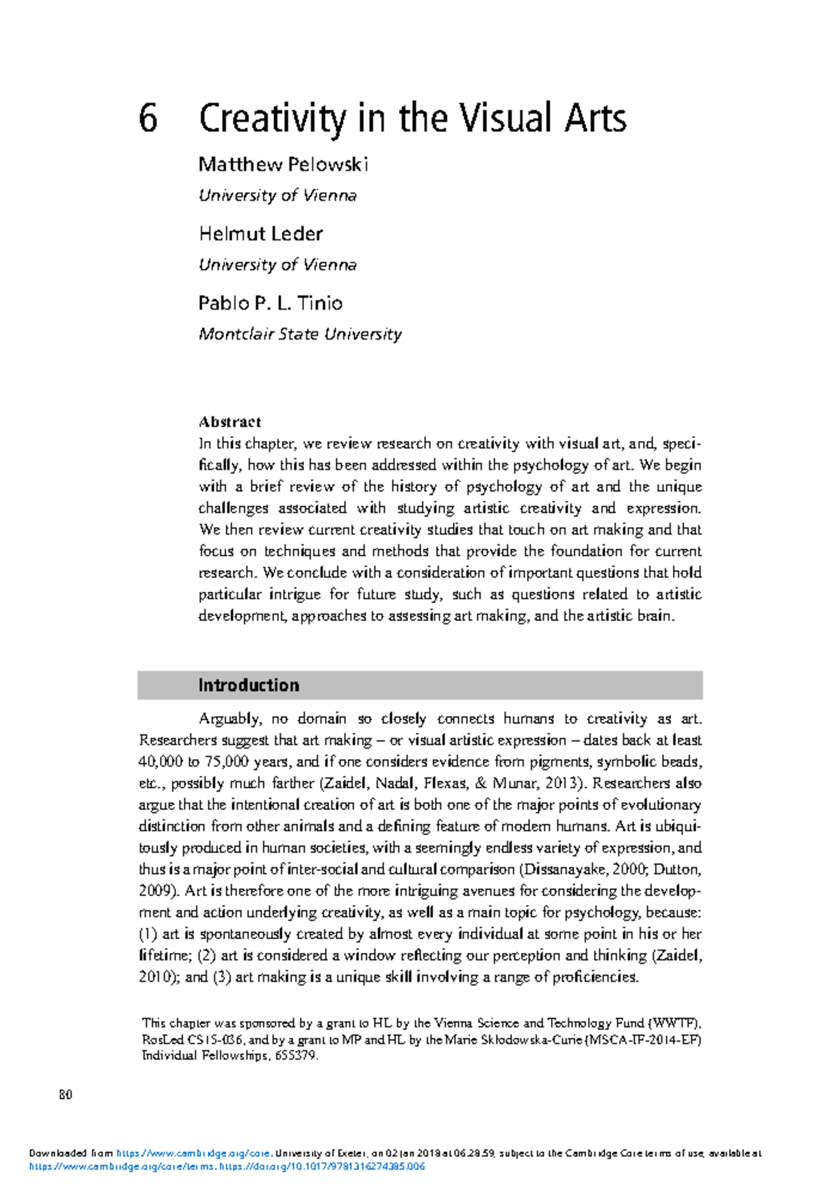 The Cambridge Handbook of Creativity Across Domains - Creativity in the ...