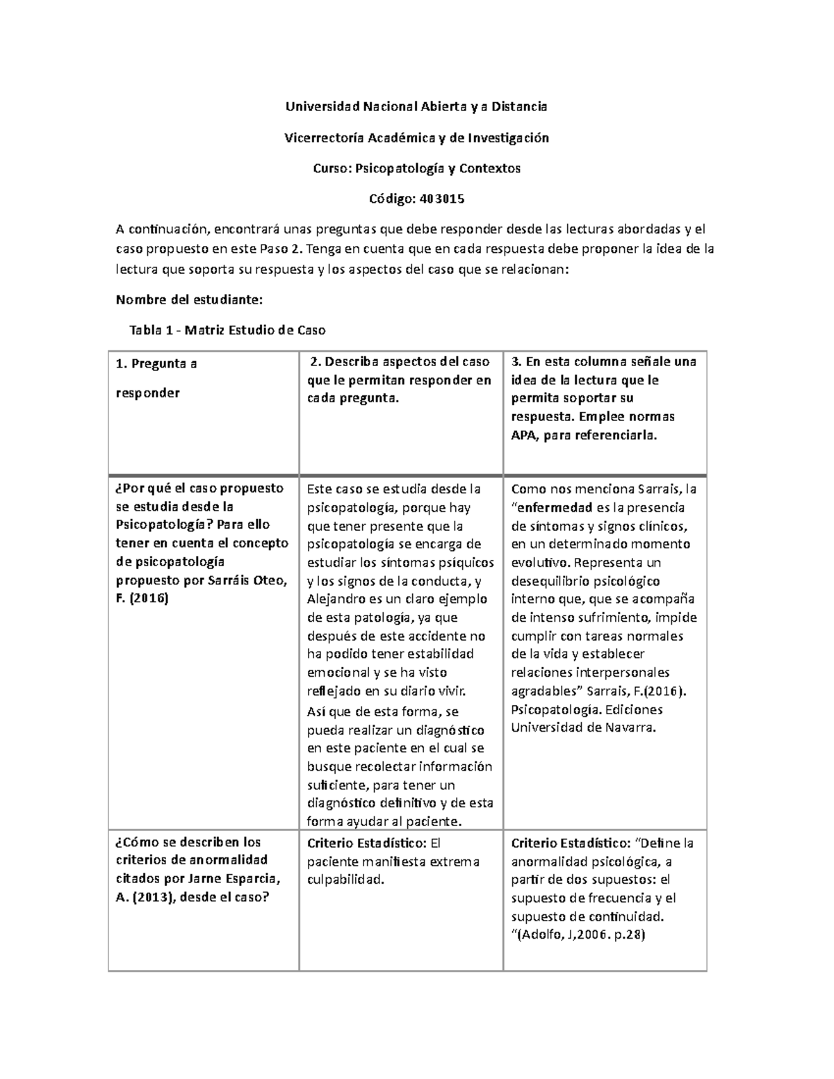 Anexo 1- Matriz Estudio de Caso- Paso 2 - Universidad Nacional Abierta y a Distancia ...