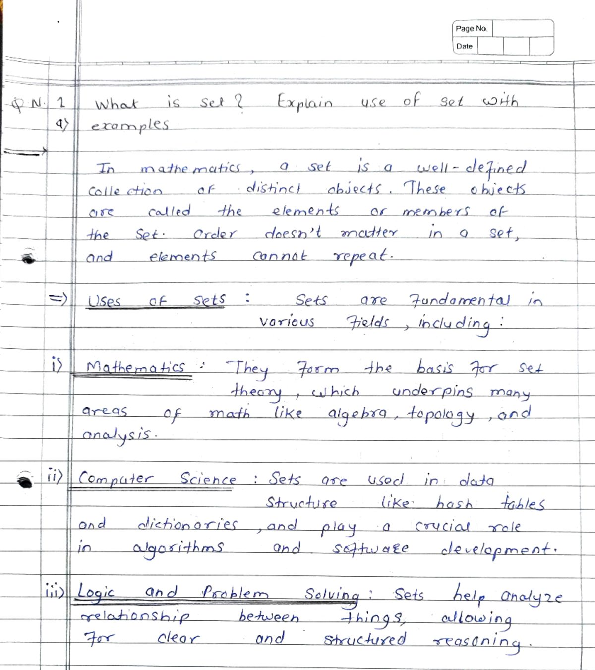 Handwritten MCS013 - Notes - Political science - Studocu
