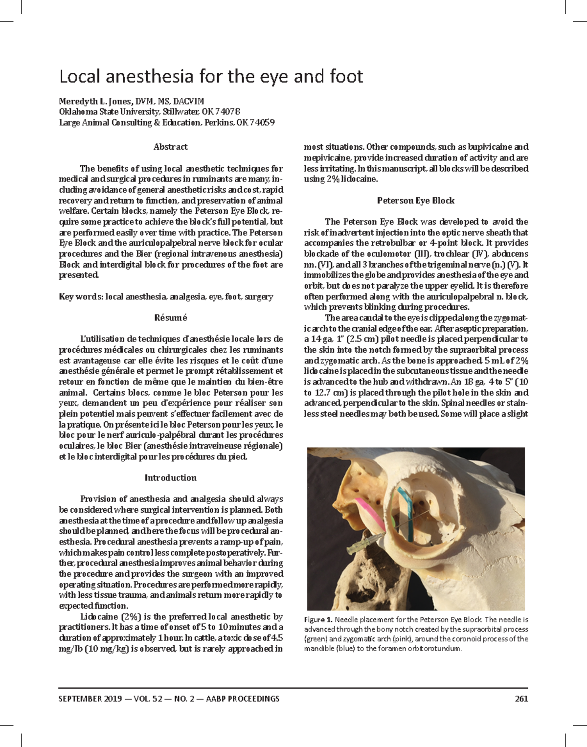 Clinical Skills Session - 3. Local anesthesia for the eye and foot ...