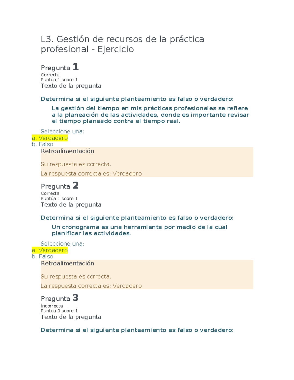L3. Gestión de recursos de la práctica profesional - Ejercicio - L3. Gestión de recursos de la ...