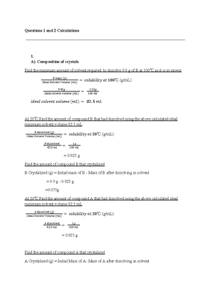 [Solved] You are preparing a compound that is reported to be yellow ...