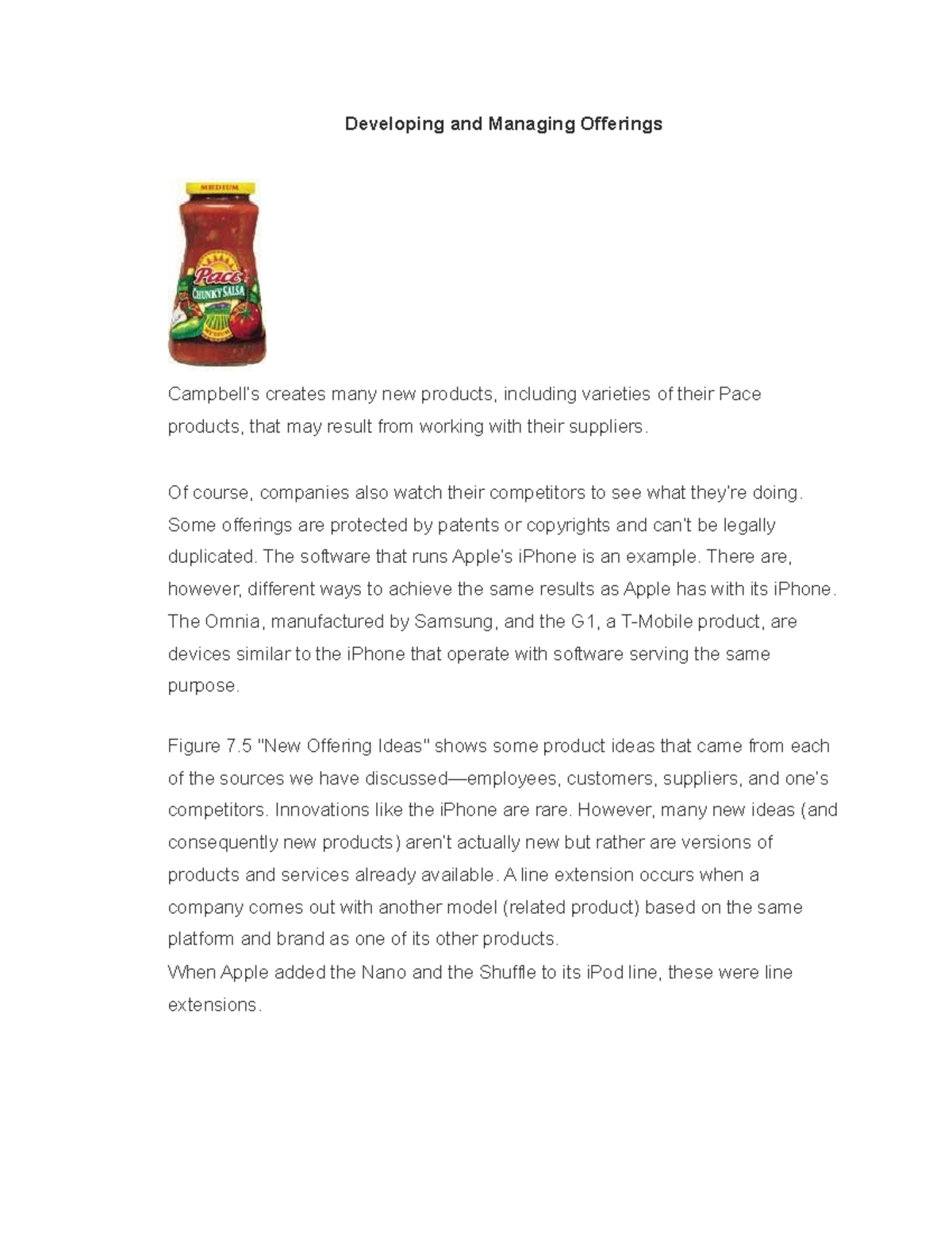 Developing and Managing Offerings - Developing and Managing Offerings ...