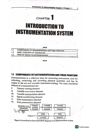 Instrumentation manual - Studocu