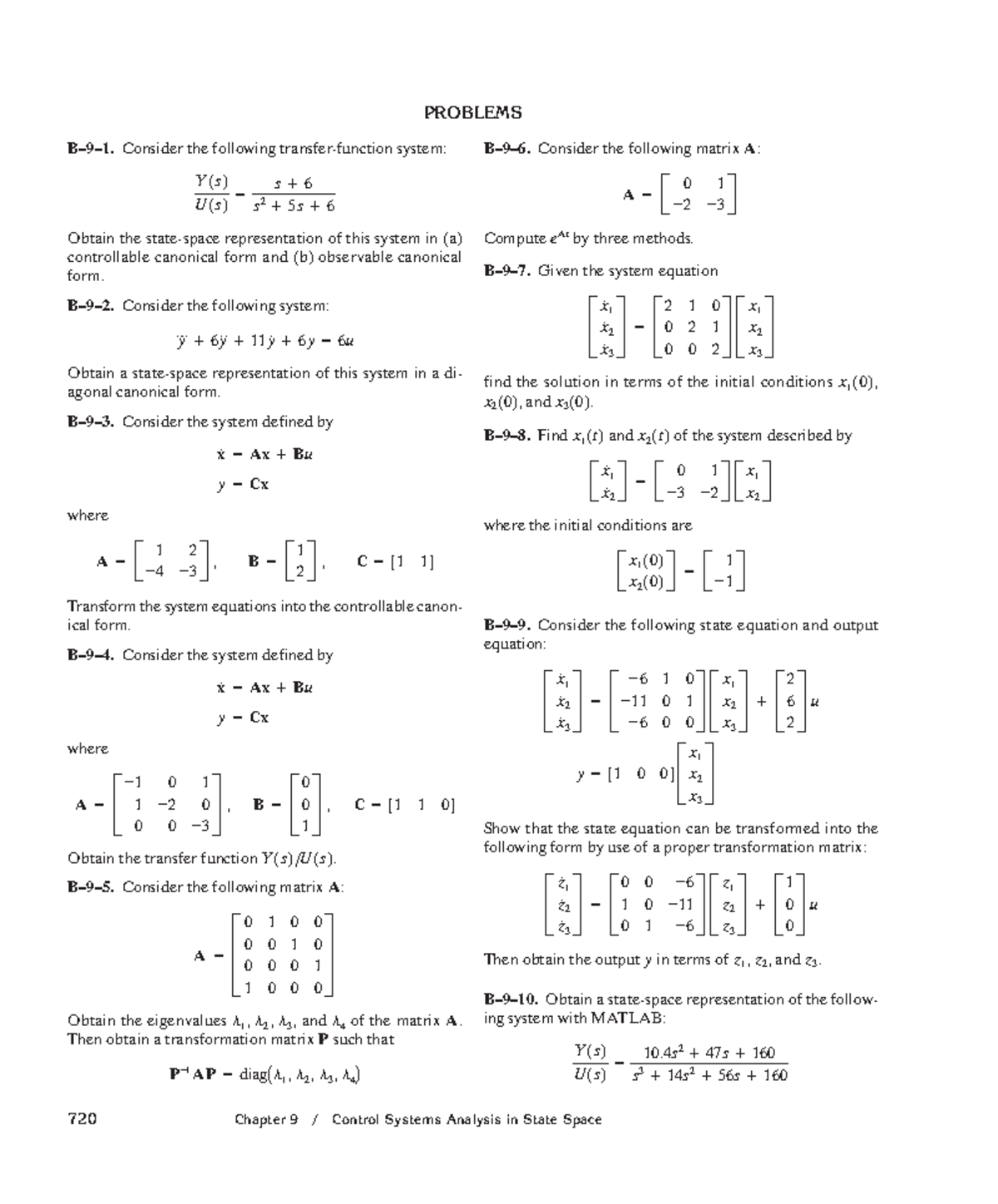 Modern control engineering-147 - 720 Chapter 9 / Control Systems ...