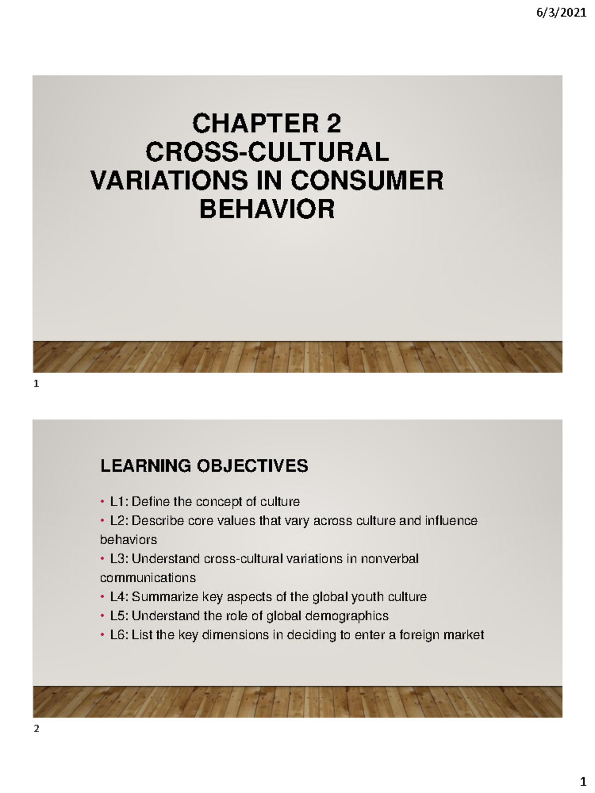 Chap 2- Cross Cultural Variations - CHAPTER 2 CROSS-CULTURAL VARIATIONS ...
