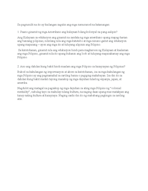 Rebyu NG Pelikula ( Filsos 1115) - REBYU NG PELIKULA “Mindanao (2019 ...