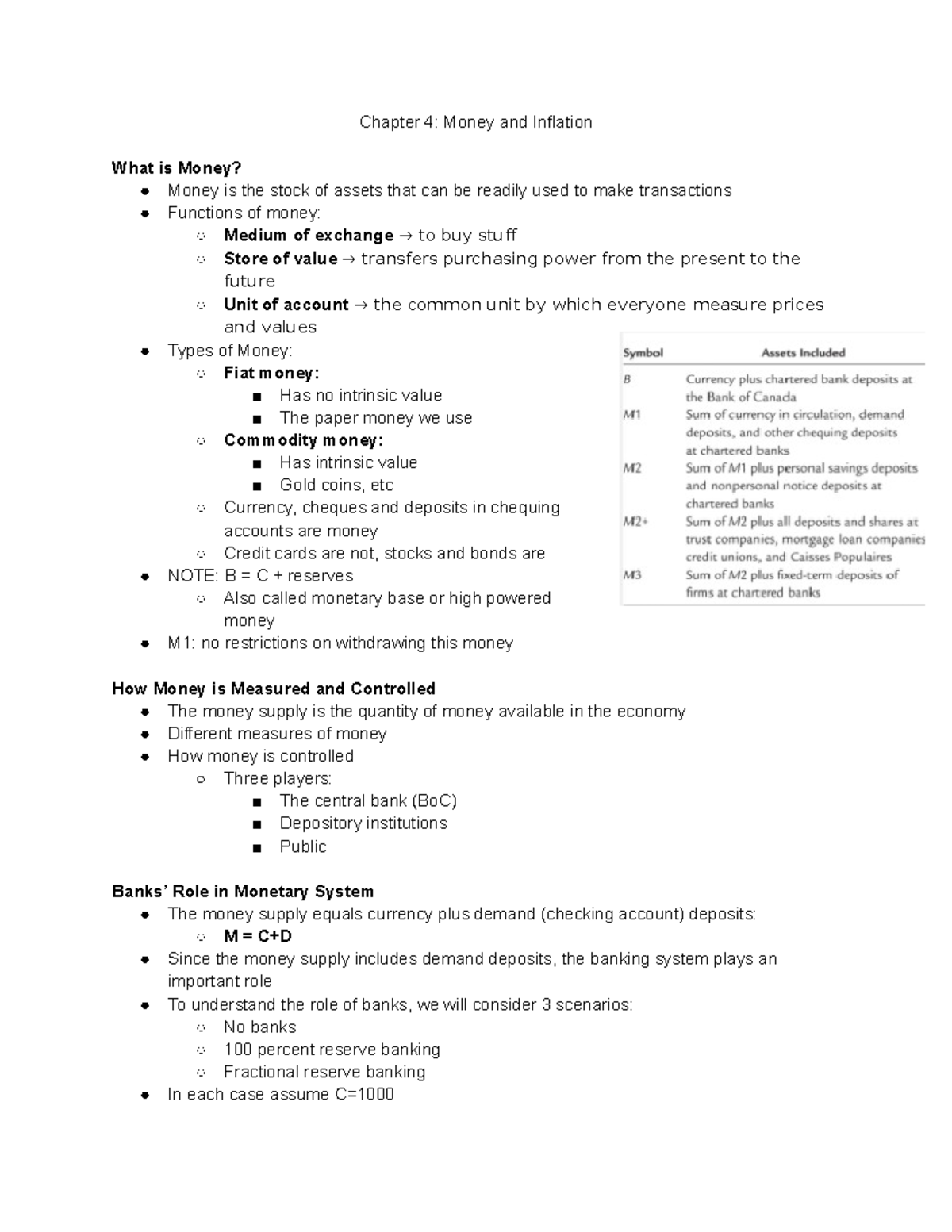 Chapter 4 Money And Inflation Chapter 4 Money And Inflation What Is
