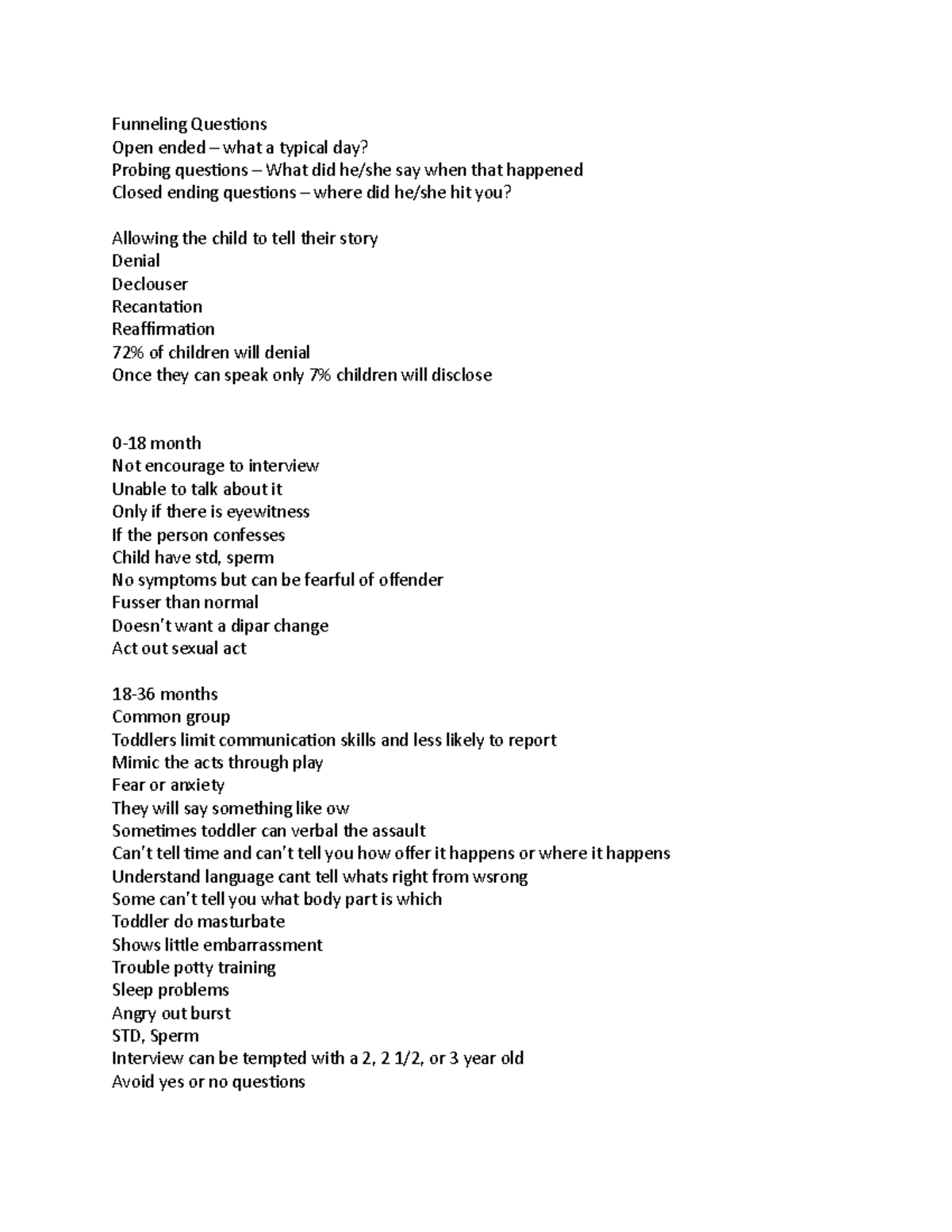 Funneling Questions - Funneling Questions Open ended – what a typical ...