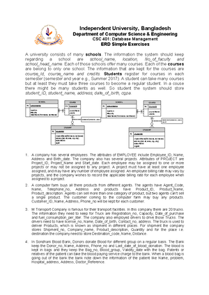 DBMS - Distributed Database Management System - IUB - Studocu