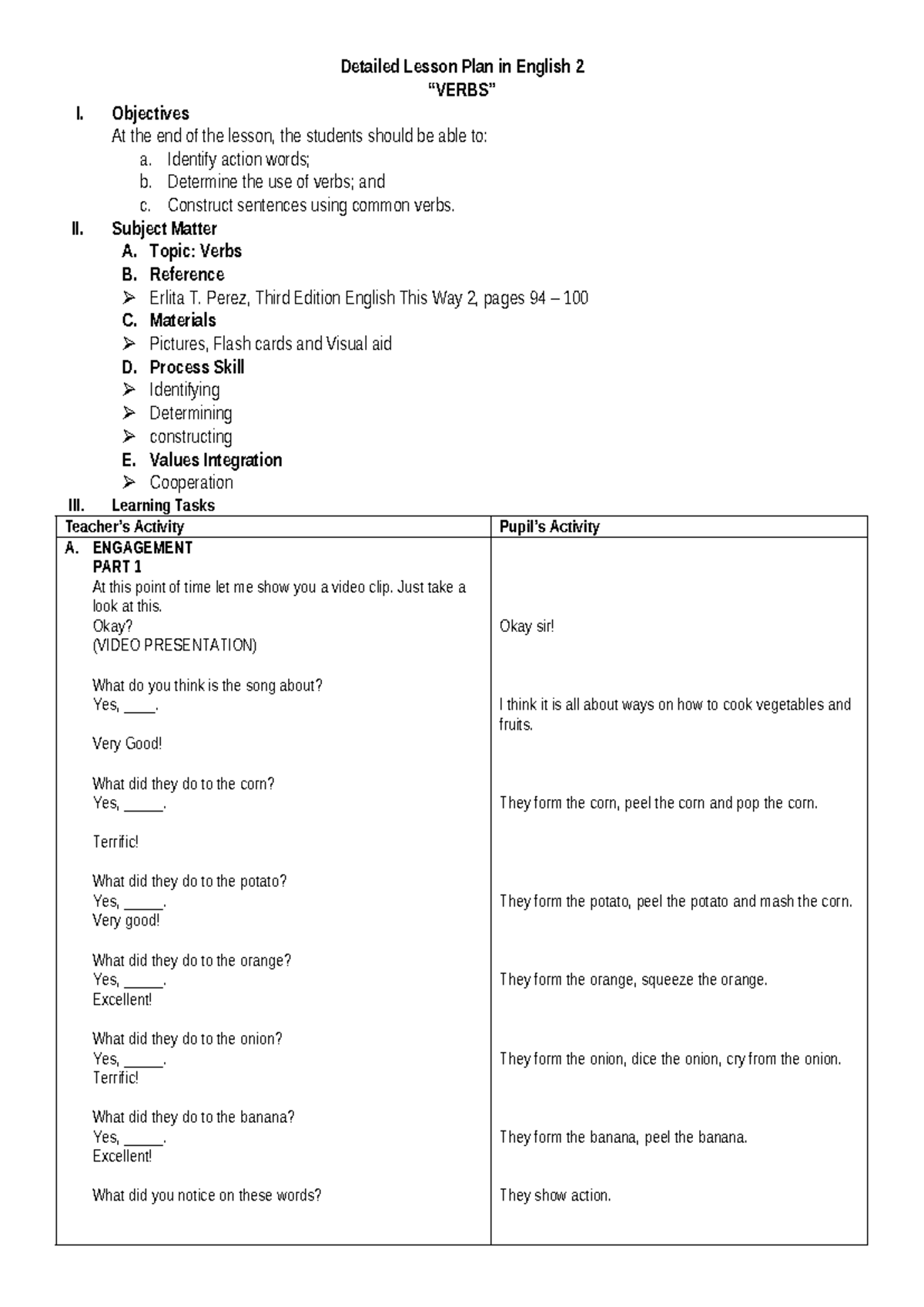 446549758 Detailed Lesson Plan in English 2 - Detailed Lesson Plan in ...