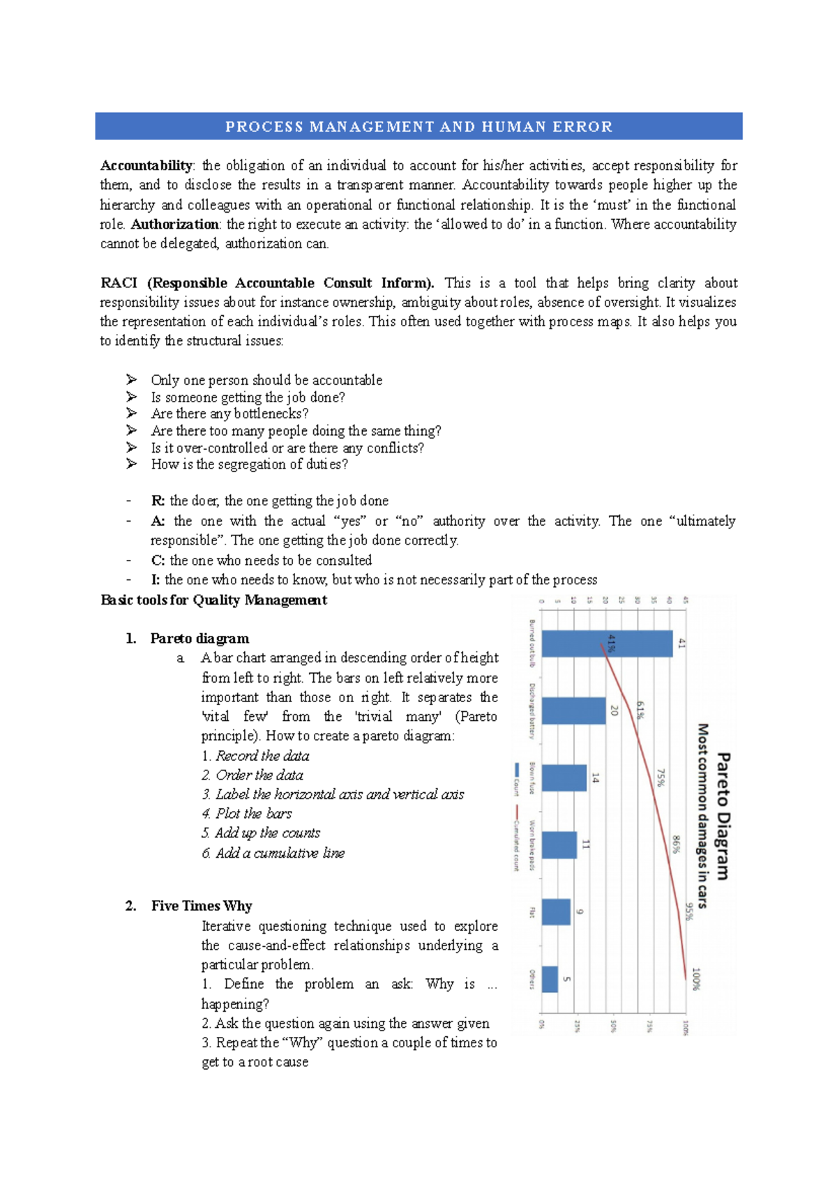 Process Management AND Human Error 2 - PROCESS MANAGEMENT AND HUMAN ...