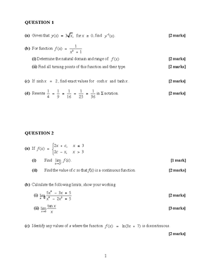 7 Derivatives Applications solutions - PRACTICE PROBLEMS: APPLICATIONS ...