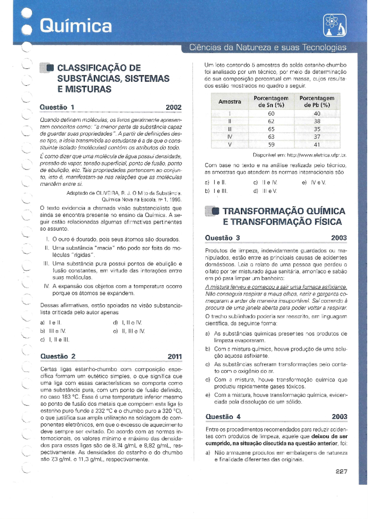 Quimica - Química - Studocu