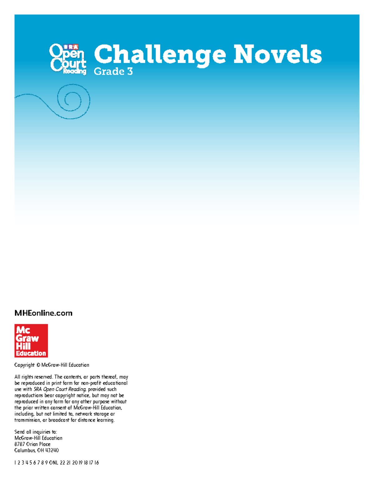 Ocr novel reading grade 3 - Challenge Novels Grade 3 MHEonline ...