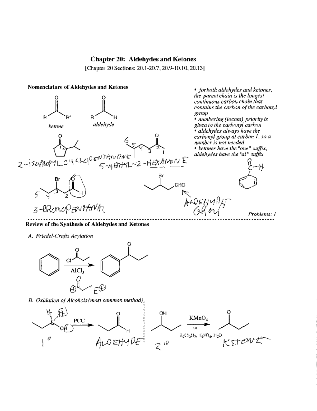 Chapter 20 2022 Complete Chm 221 Studocu