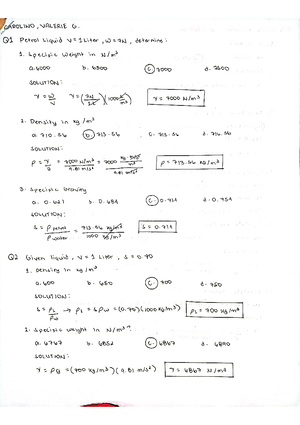 Hydrodynamics - Notes on hydraulics - Hydraulics Engineering - Studocu