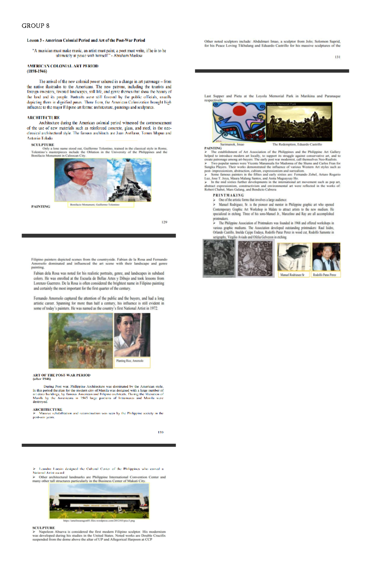 Group 8 Lesson 7 8 - art app - BSBA Marketing - GROUP - Studocu