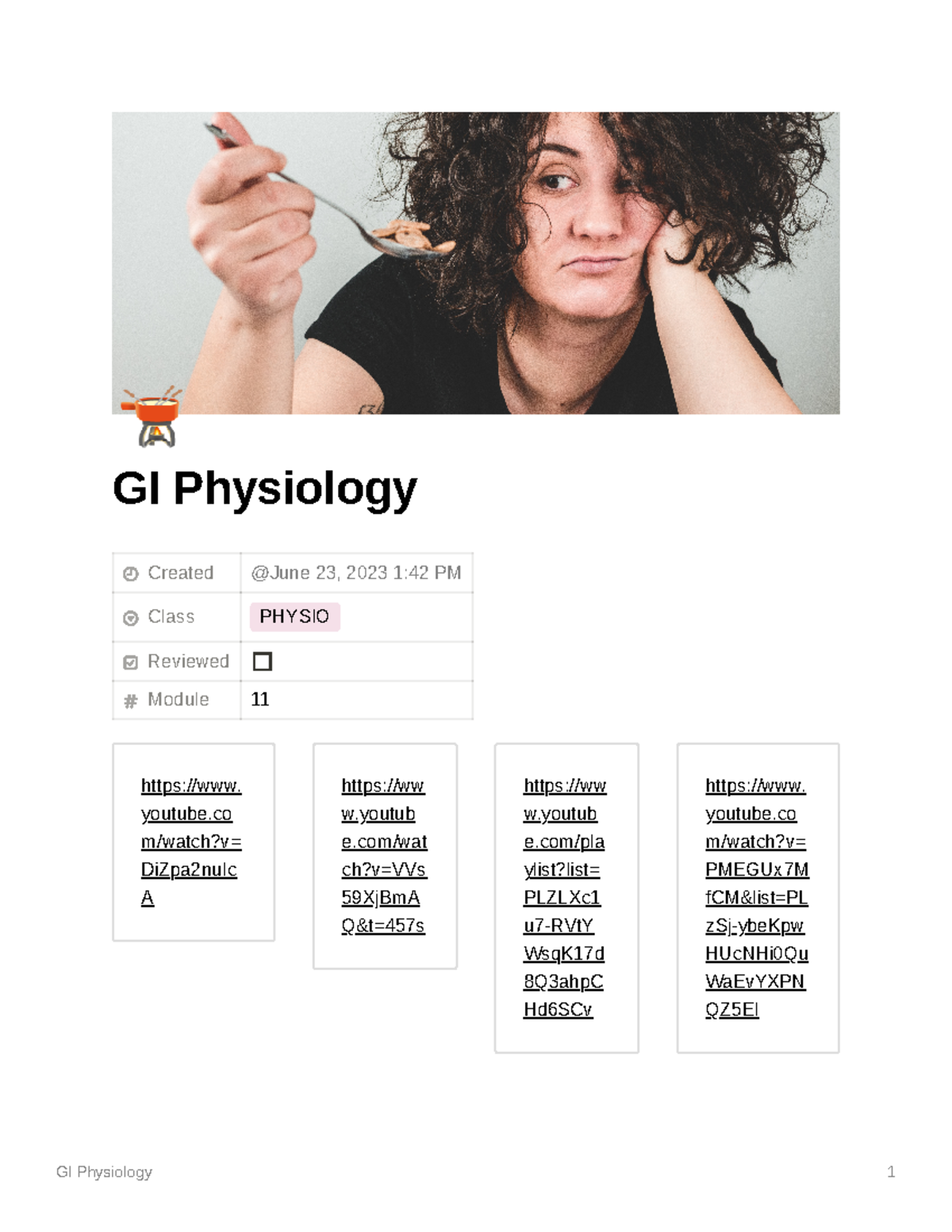 Gastrointestinal physiology - 🫕 GI Physiology Created Class PHYSIO ...