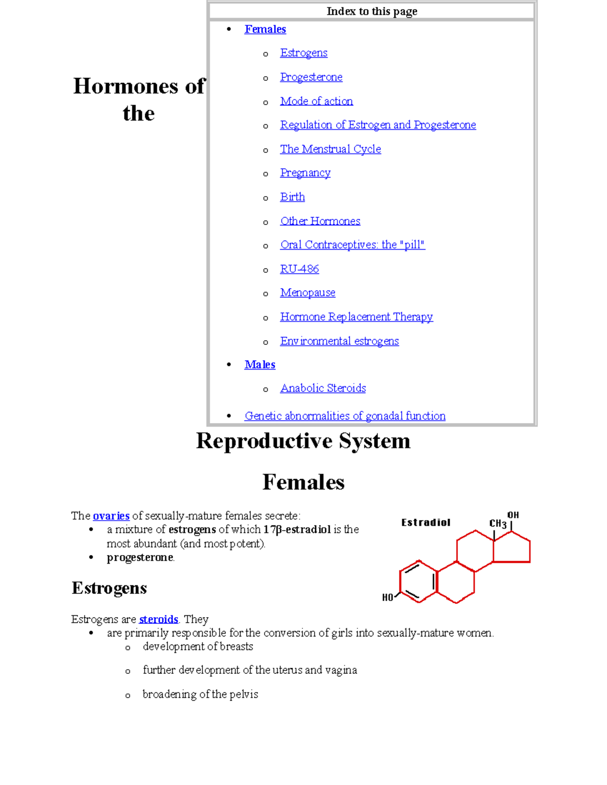 49033535 Hormones of the Reproductive System - Hormones of the ...