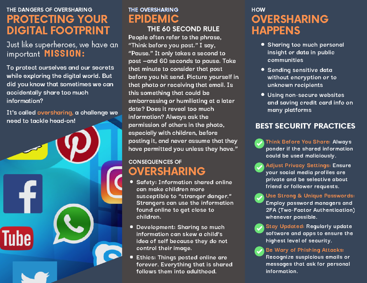 SRA111 - Think Before You Share: Always ponder if the shared ...