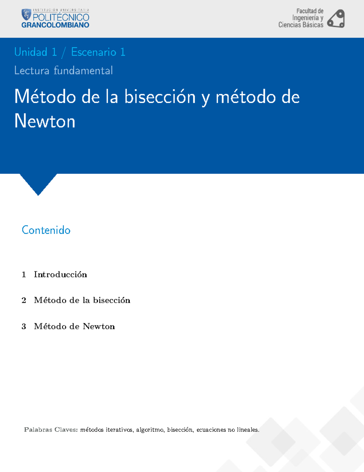 Escenario 1 - escenari 1 - Unidad 1 / Escenario 1 Lectura fundamental M ...