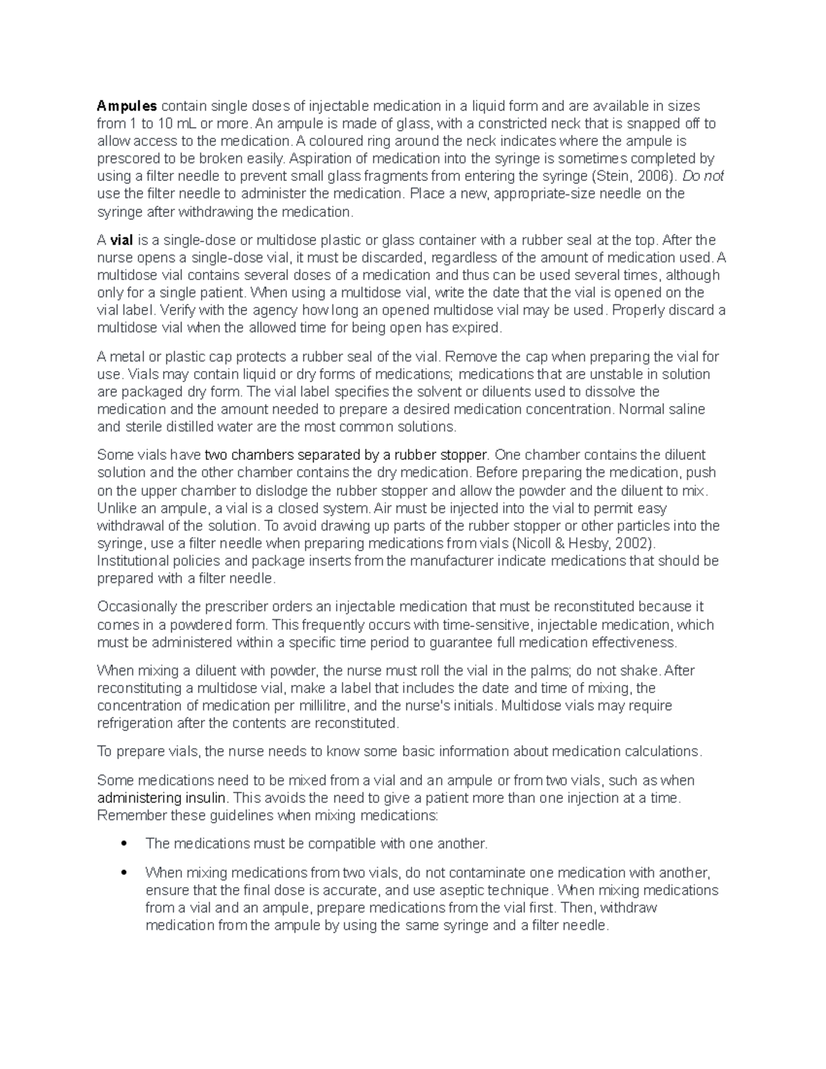 Module 7 Administration of Parenteral Medications - Injections Lesson 2 ...