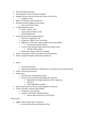 HIST 105 notes- Alexander the Great - HIST 105 - Studocu