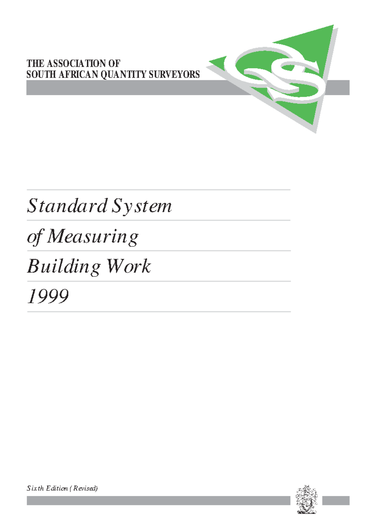 Standard System of Measurement - Standard System of Measuring Building ...
