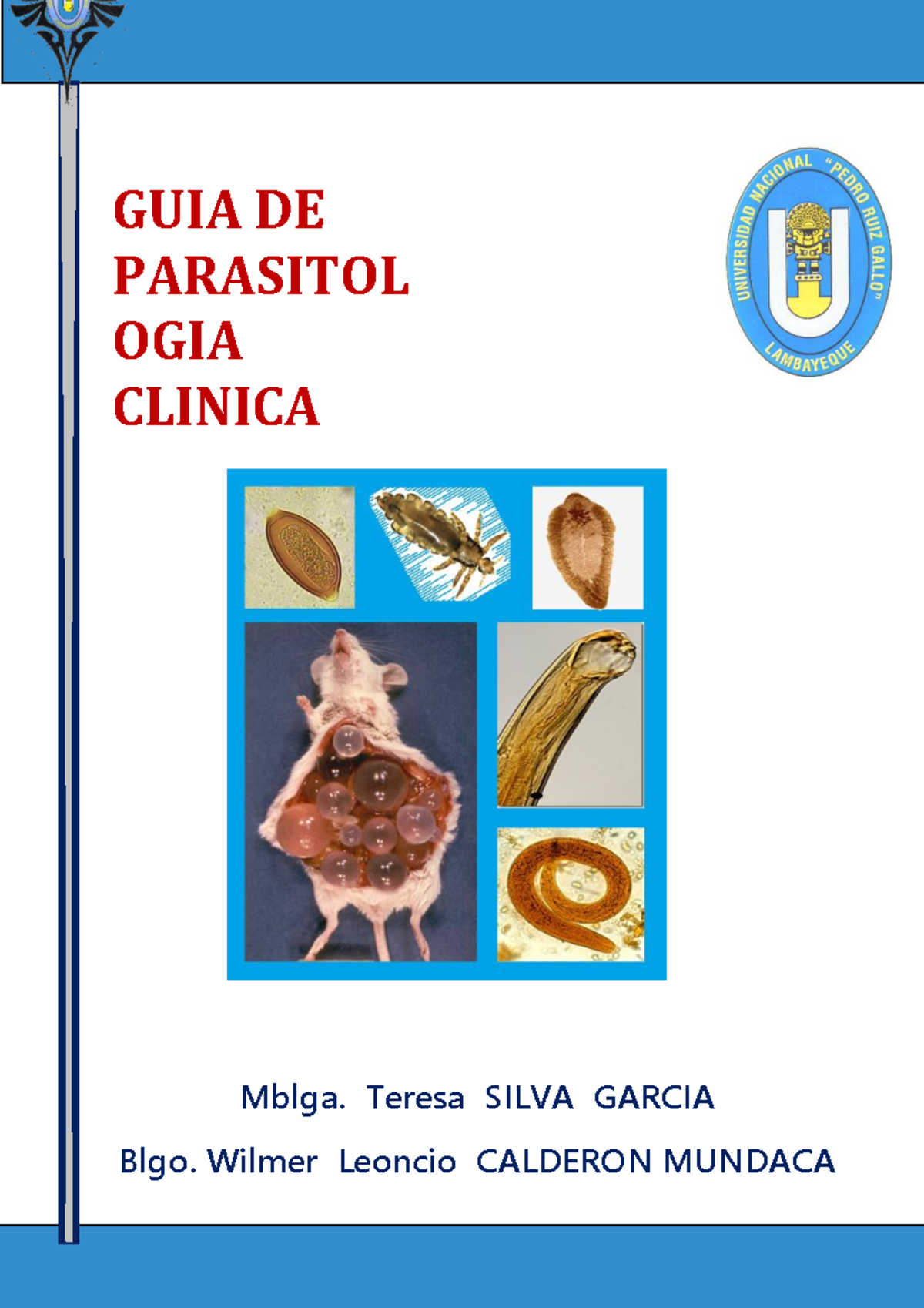 GUIA DE Parasitol OGIA Clinica - GUIA DE PARASITOL OGIA CLINICA Mblga ...